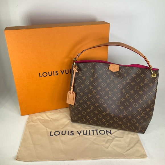 Louis Vuitton | Bags | Louis Vuitton Graceful Mm Shoulder Handbag ...